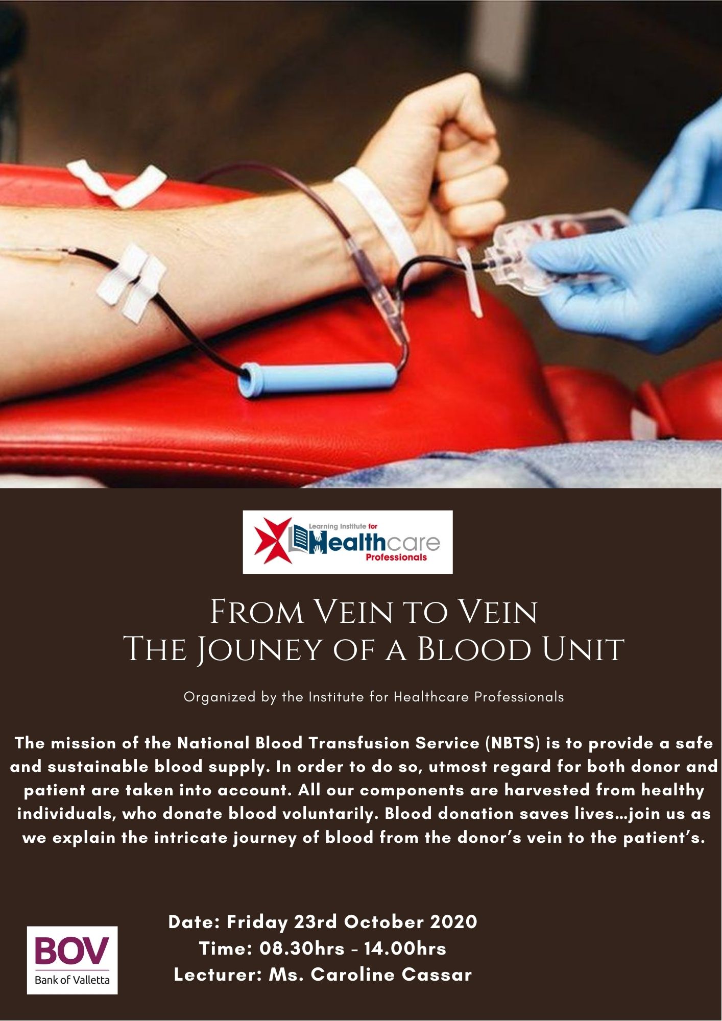 From Vein to Vein: The Journey of a Blood Unit